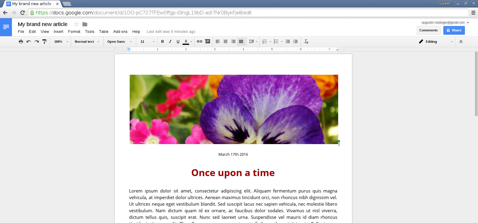 Publish Good Looking Google Docs